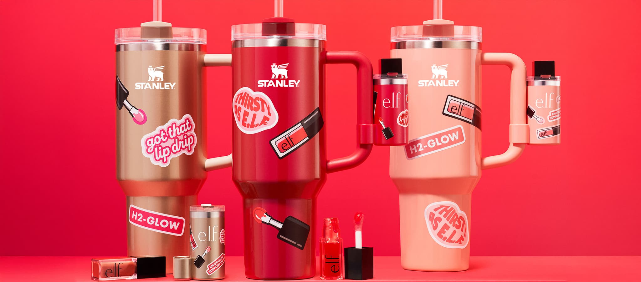 e.l.f. Cosmetics and Stanley Drop Limited-Edition Quenchers